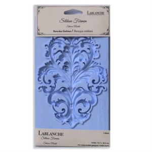 LaBlanche Silicone Mould - Baroque Emblem - LBMF104 | Thats Crafty