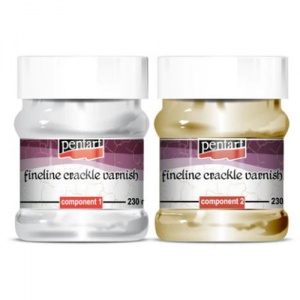 Pentart Fineline Crackle Varnish - 230ml | Thats Crafty