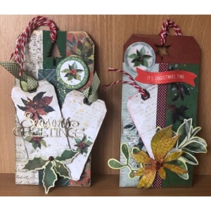 That's Crafty! Surfaces MDF Christmas Tags - Pack of 3 - #8 | Thats Crafty