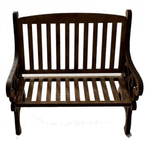 That's Crafty! Surfaces MDF Inside Story - Miniature Bench | Thats Crafty