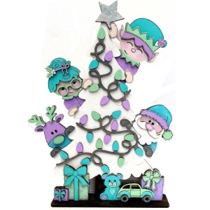 That's Crafty! Surfaces MDF Upright - Christmas Characters Tree | Thats ...