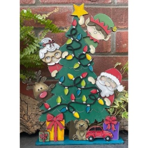 That's Crafty! Surfaces MDF Upright - Christmas Characters Tree | Thats ...