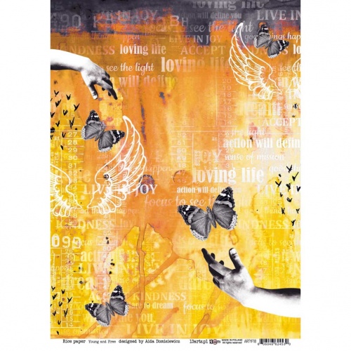 13 Arts Rice Paper - Young and Free | Thats Crafty
