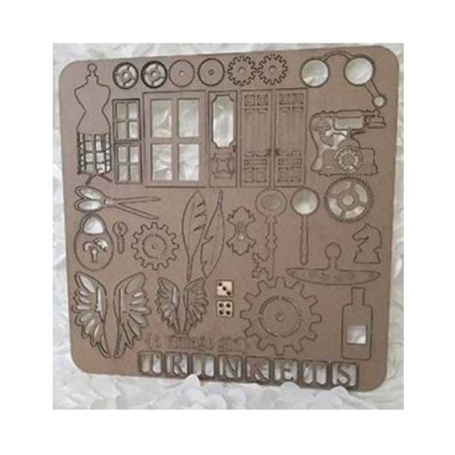 A Vintage Girl Chipboard Alphanumeric Alpha Set | Thats Crafty