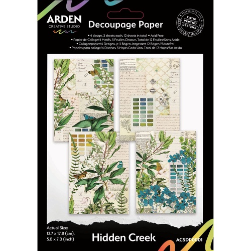 Arden Creative Studio Hidden Creek Decoupage Paper | Thats Crafty