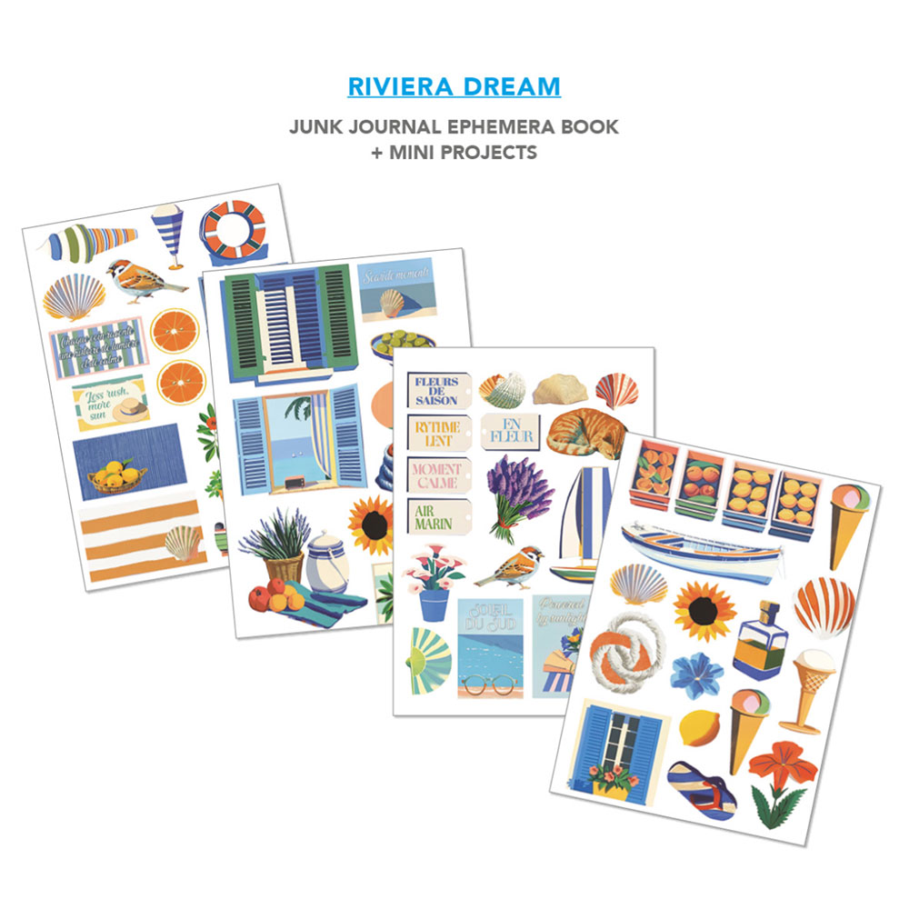Ciao Bella Junk Journal Ephemera Book - Riviera Dream - CBB025 | Thats ...