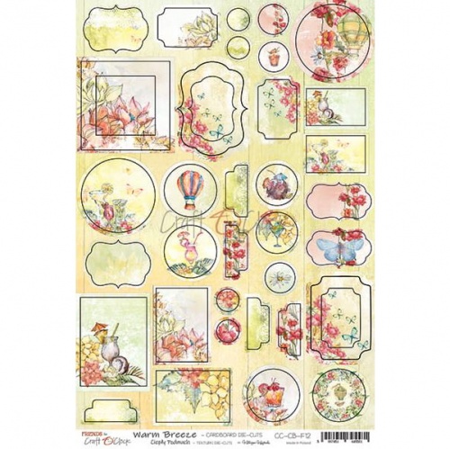 Craft O'Clock Thick Cardboard Die Cuts - Warm Breeze | Thats Crafty