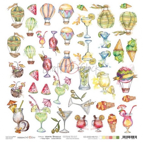 Craft O'Clock Sheet of Extras - Warm Breeze - Decorative Cards | Thats ...