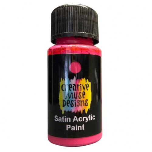 Creative Muse Designs Satin Paint - Red | Thats Crafty