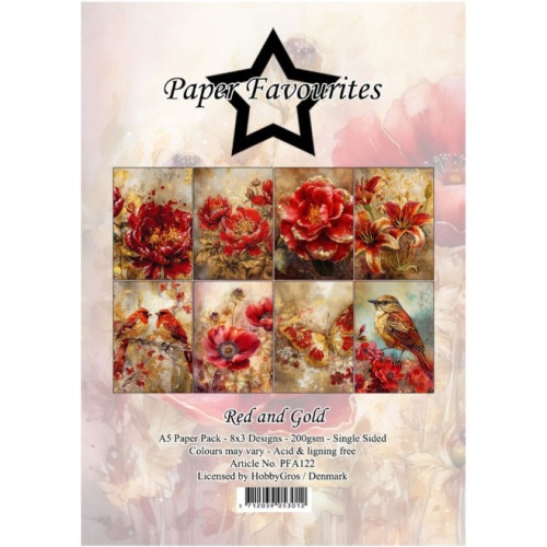 Paper Favourites A5 Paper Pack - Watercolor Floral - PFA121 | Thats Crafty