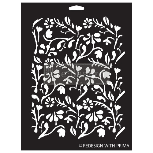 Prima Re-Design Stencil - Little Meadow | Thats Crafty