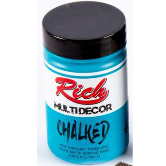 Rich Hobby Chalked Paint - Turquoise | Thats Crafty