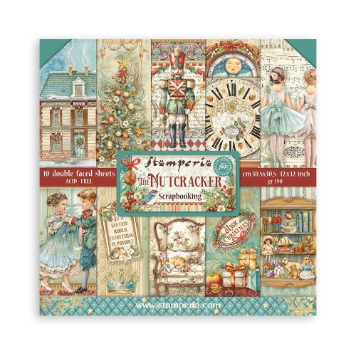 Stamperia Double Sided 12in x 12in Paper Pad - The Nutcracker - SBBL158 ...
