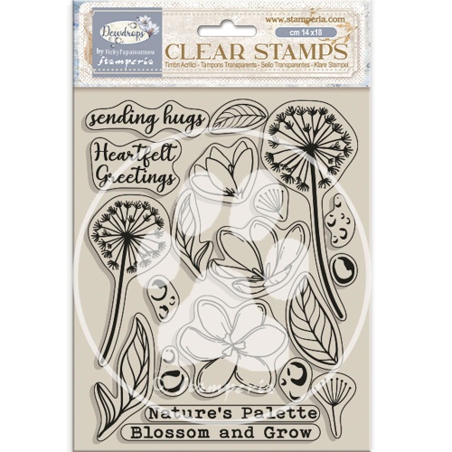 Stamperia Acrylic Stamp Set - Dewdrops - Habit Tracker - WTK205 | Thats ...