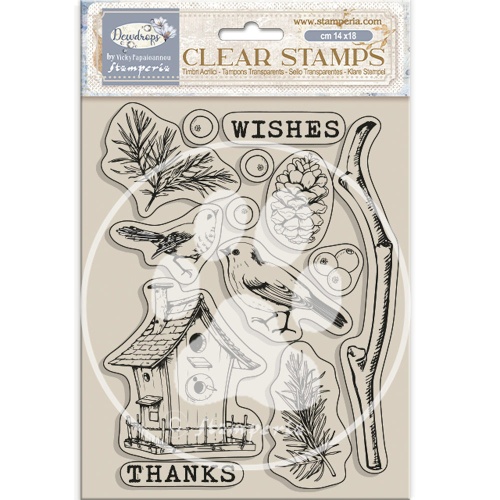 Stamperia Acrylic Stamp Set - Dewdrops - Habit Tracker - WTK205 | Thats ...