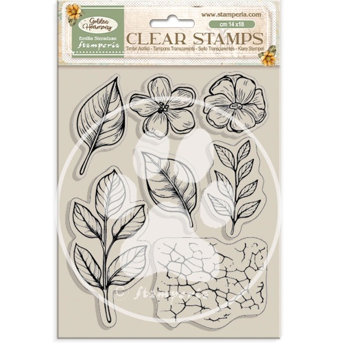 Stamperia Acrylic Stamp Set - Golden Harmony - WTK201 | Thats Crafty
