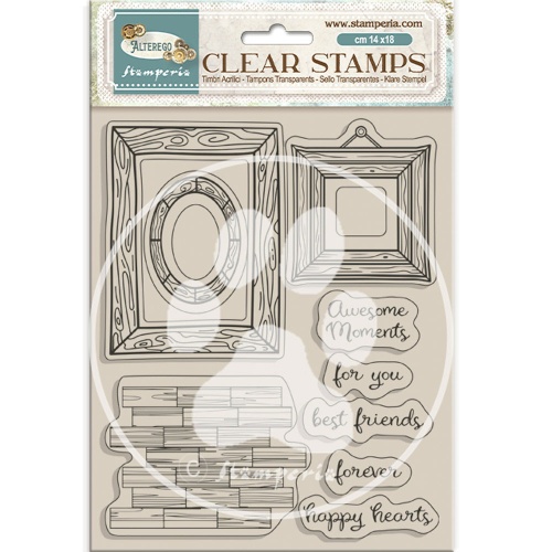 Stamperia Acrylic Stamp Set - Alterego - Frames - WTK203 | Thats Crafty