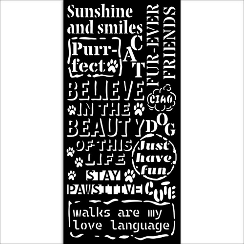 Stamperia Stencil - Baby - Quotes - KSTDL144 | Thats Crafty