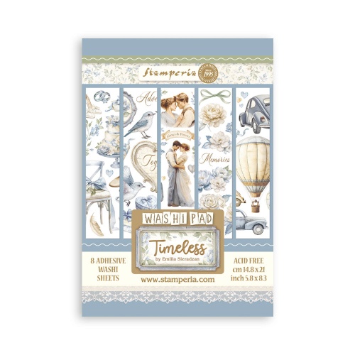 Stamperia Washi Pad - Timeless - SBW20 | Thats Crafty