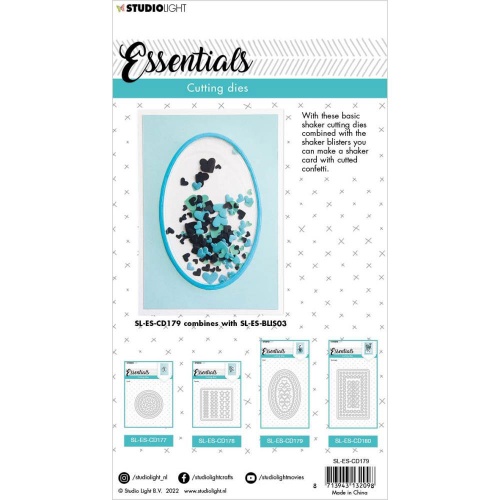 Studio Light Essentials Cutting Dies - Oval - SL-ES-CD179 | Thats Crafty