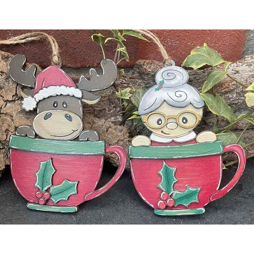 That's Crafty! Surfaces MDF Christmas Characters Mugs | Thats Crafty