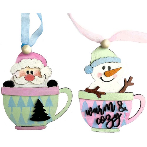 That's Crafty! Surfaces MDF Christmas Characters Mugs | Thats Crafty