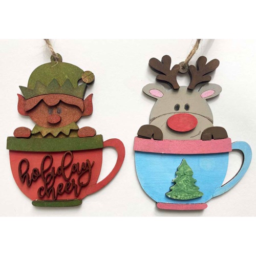 That's Crafty! Surfaces MDF Christmas Characters Mugs | Thats Crafty