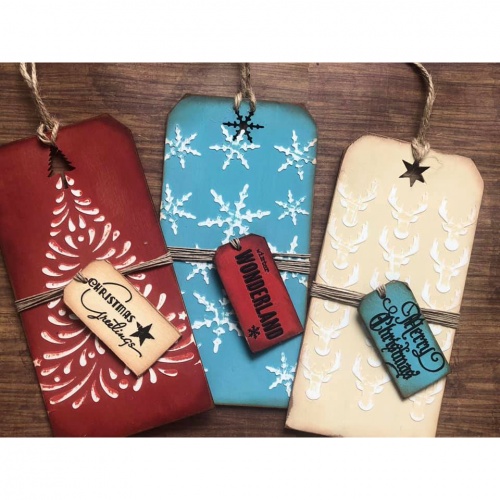 That's Crafty! Surfaces MDF Christmas Tags - Pack of 3 - #8 | Thats Crafty