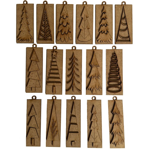 That's Crafty! Surfaces MDF Christmas Tags | Thats Crafty