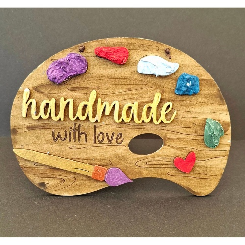 That's Crafty! Surfaces MDF Plaque - Handmade with Love Palette | Thats ...