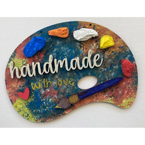 That's Crafty! Surfaces MDF Plaque - Handmade with Love Palette | Thats ...