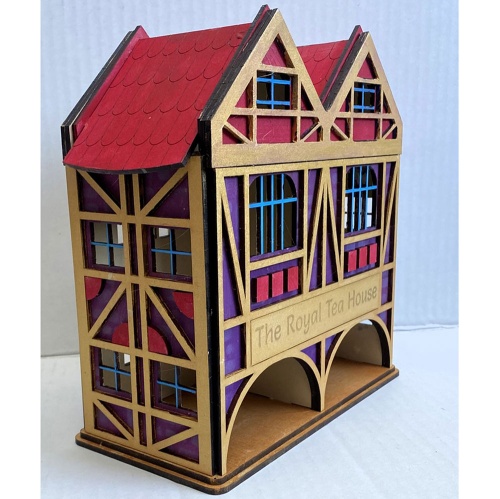 That's Crafty! Surfaces MDF Teabag House - The Royal Tea House | Thats ...