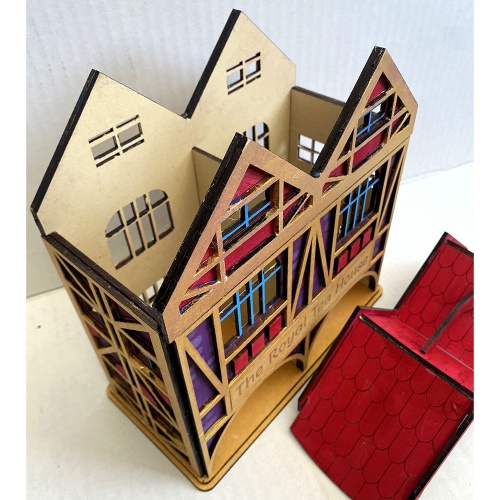 That's Crafty! Surfaces MDF Teabag House - The Royal Tea House | Thats ...