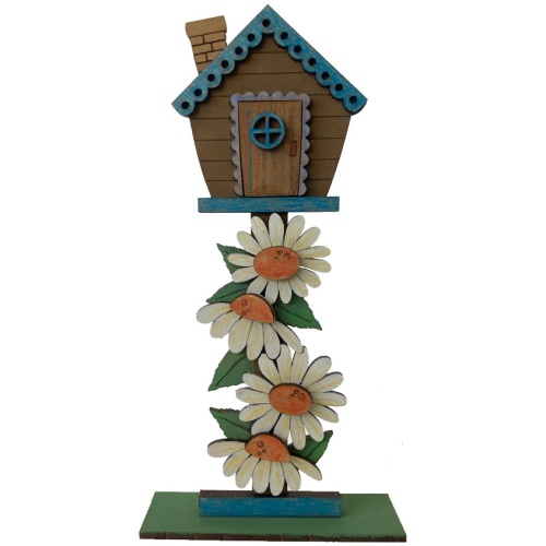 That's Crafty! Surfaces MDF Upright - Tall Bird House | Thats Crafty