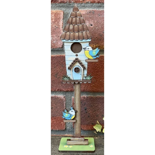 That's Crafty! Surfaces MDF Upright - Tiled Roof Bird House | Thats Crafty