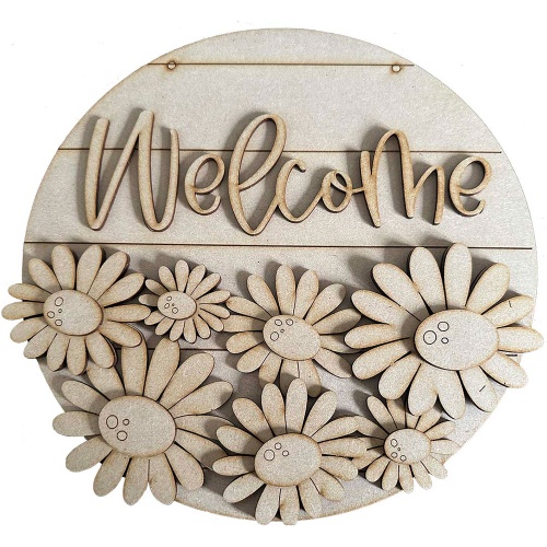 That's Crafty! Surfaces MDF Hanger - Welcome Forest Dwellers | Thats Crafty